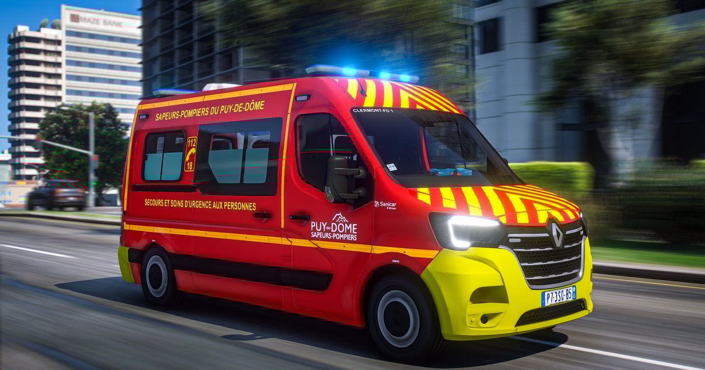 Renault Master VSAV | SDIS 63 | McModding