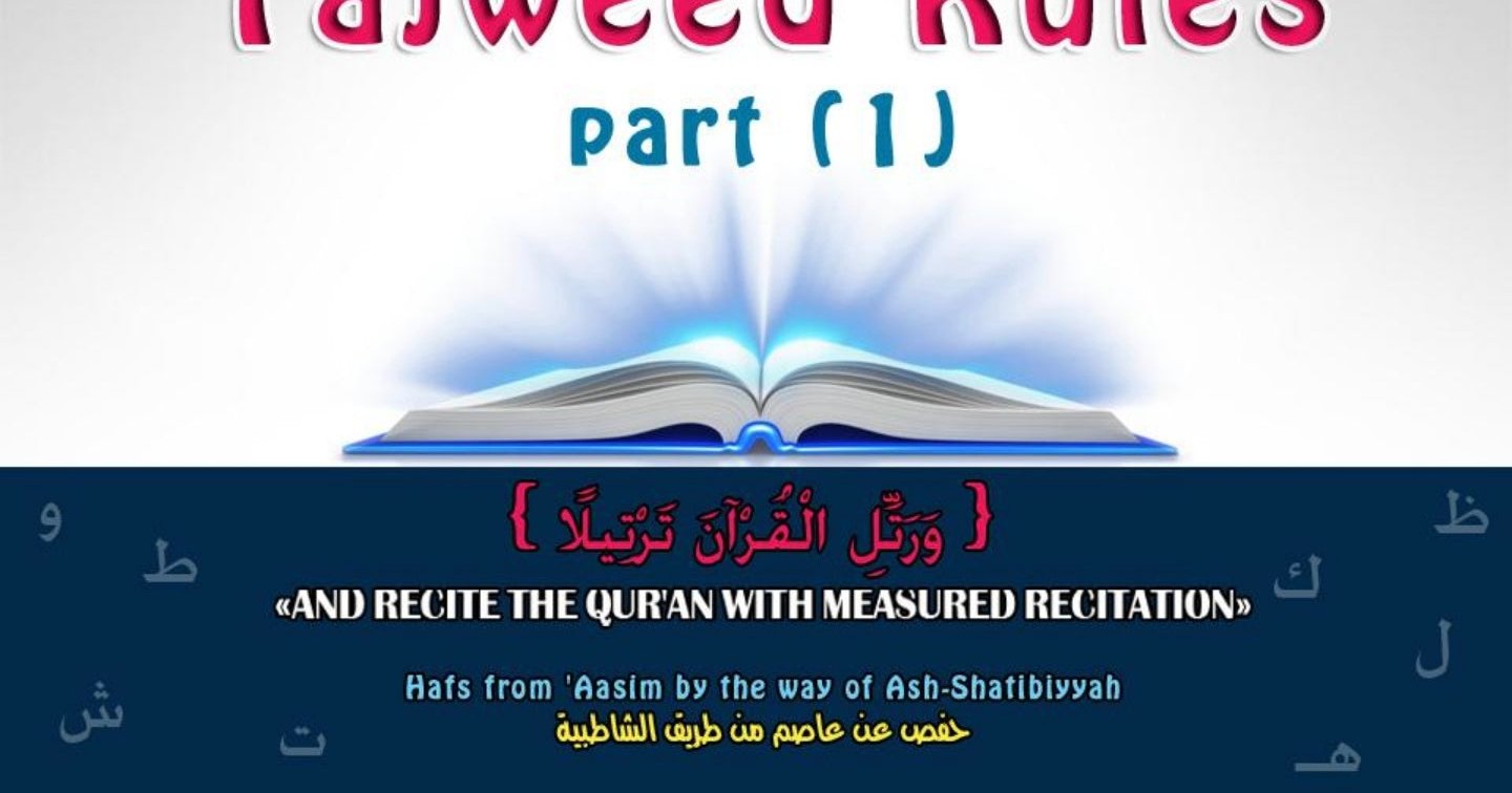 Tajweed Rules Made Easy, Part (1-3) by Rania Habib | Be Inspired By Islam