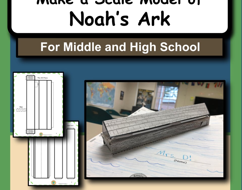 Make a Scale Model of Noah's Ark | Edventures With Mrs. D