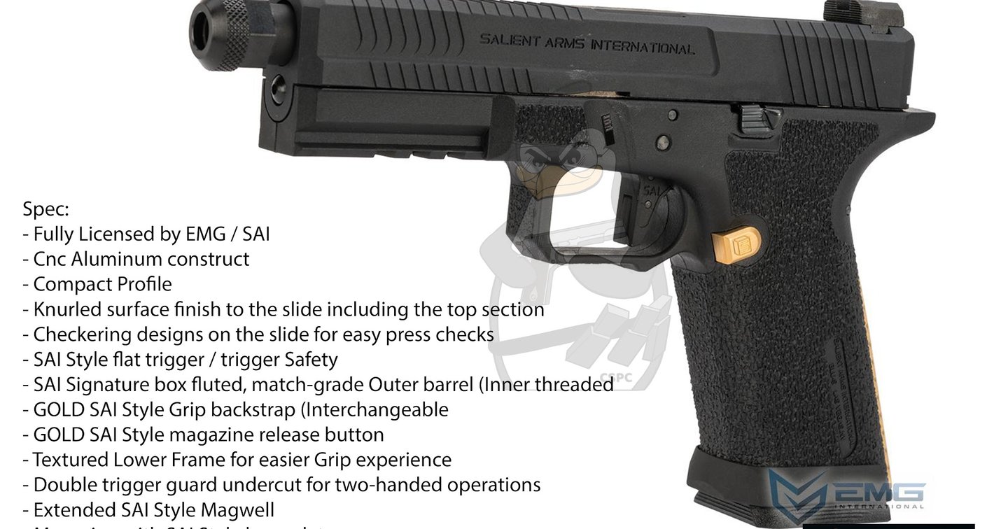 EMG Glock SAI BLU G17 | CS Pro Custom