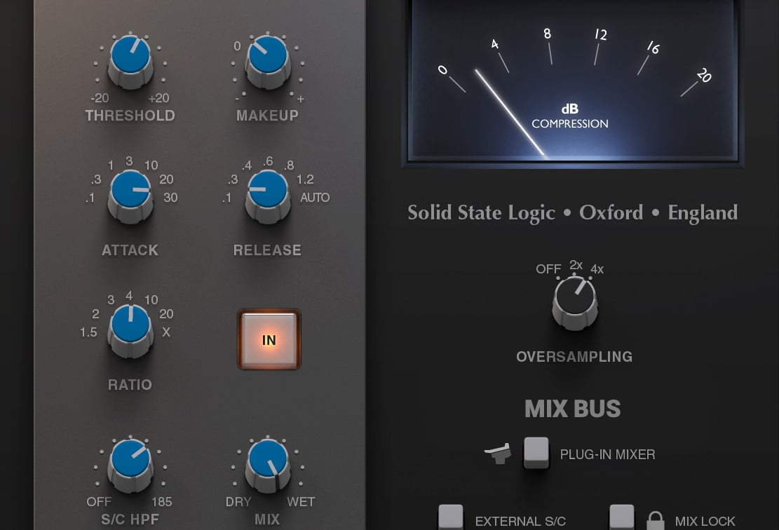 SSL NATIVE BUS COMPRESSOR 2 | Audiosoft