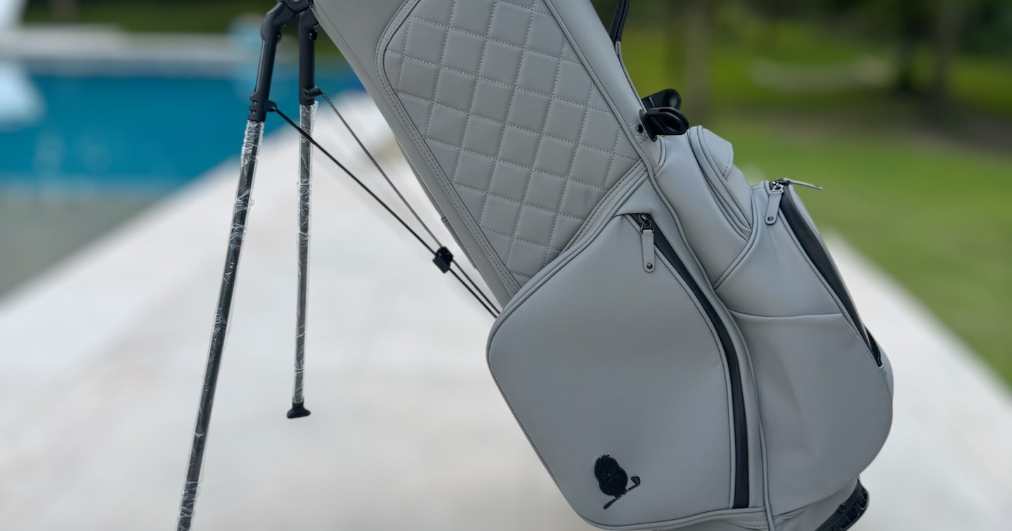 Grey Premium Golf Stand Bag | Bayou Birdie Co.