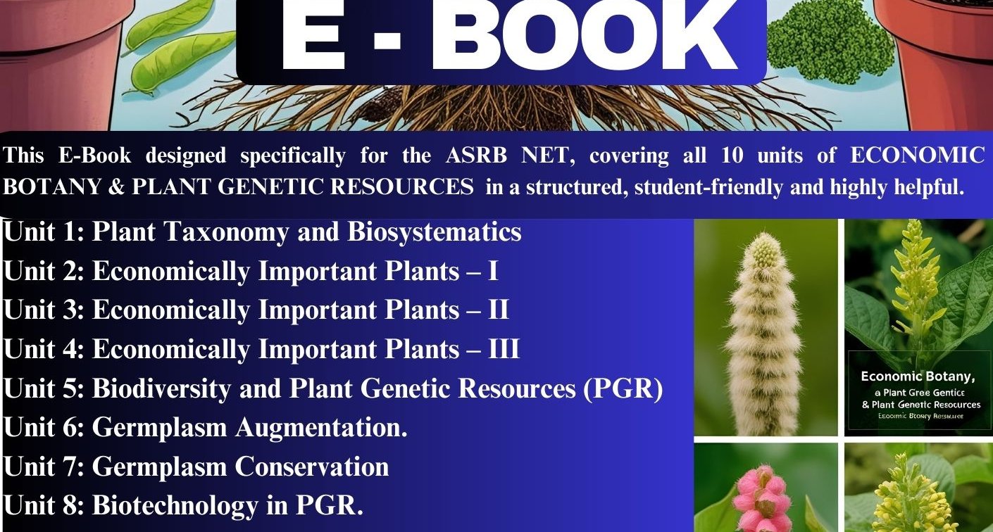 ECONOMIC BOTANY & PLANT GENETIC RESOURCES ASRB NET (PDF) E-Book ...