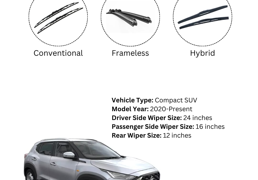 Nissan Magnite Wiper Blades – Durable & Efficient | Prootto