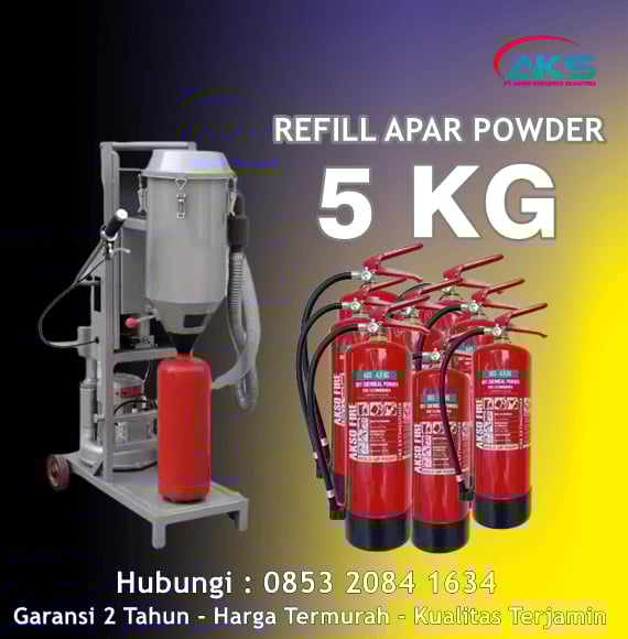 Isi Ulang APAR Powder 5 kg - Kualitas Terjamin | SUPPLIER TABUNG APAR