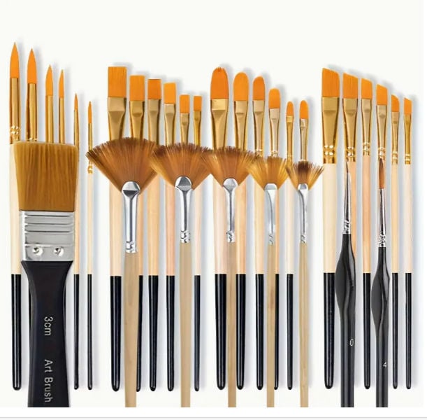 Professional Artist Paint Brush Set | ScrollSavvy.store
