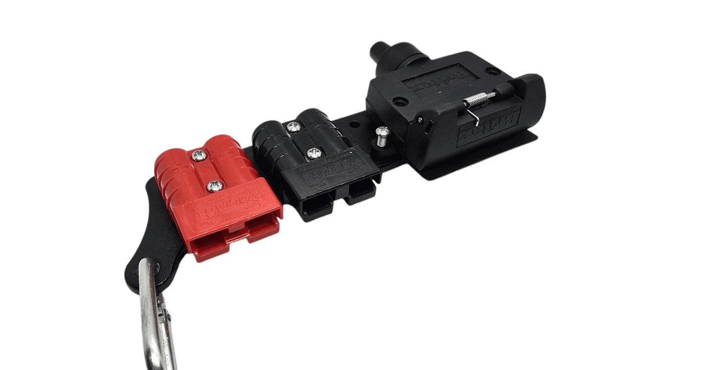 Trailer Plug Mounting Bracket (7 Pin Trailer Plug & 50a Anderson ...