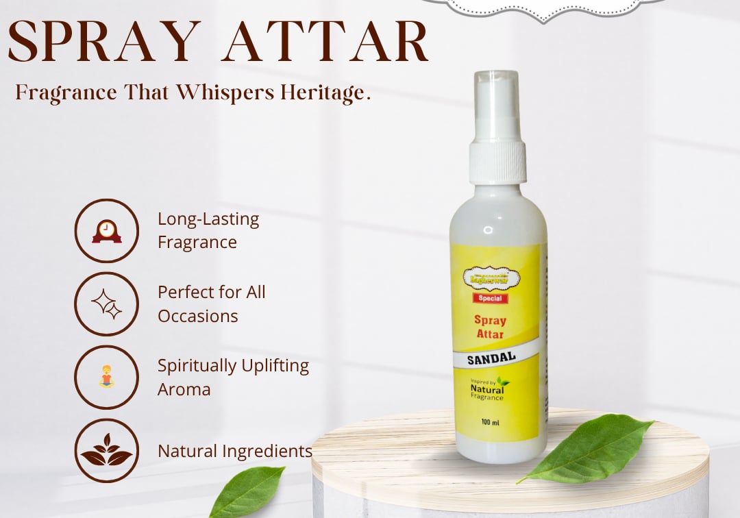 Sandal Spray Attar -100ml | Bagheswar