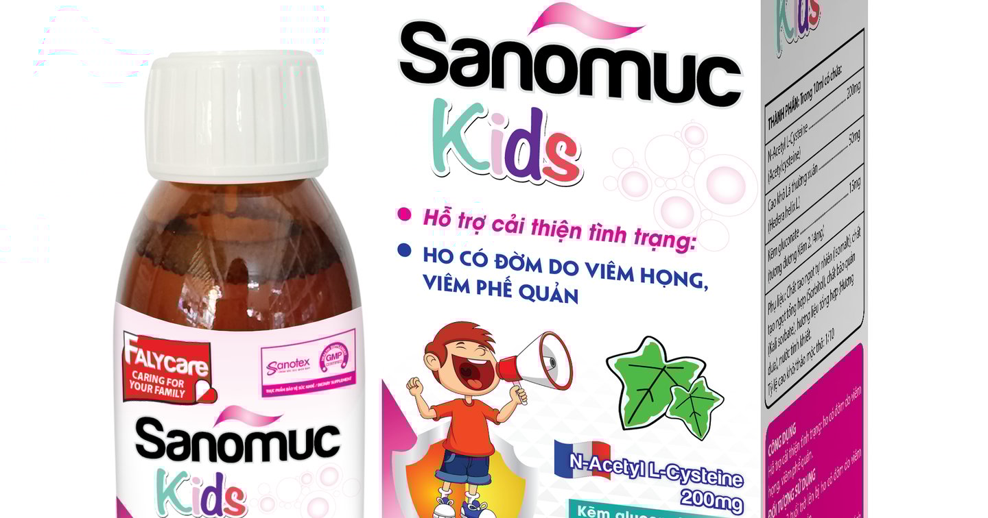Sanomuc Kids Lọ | Dược Phẩm Sanotex
