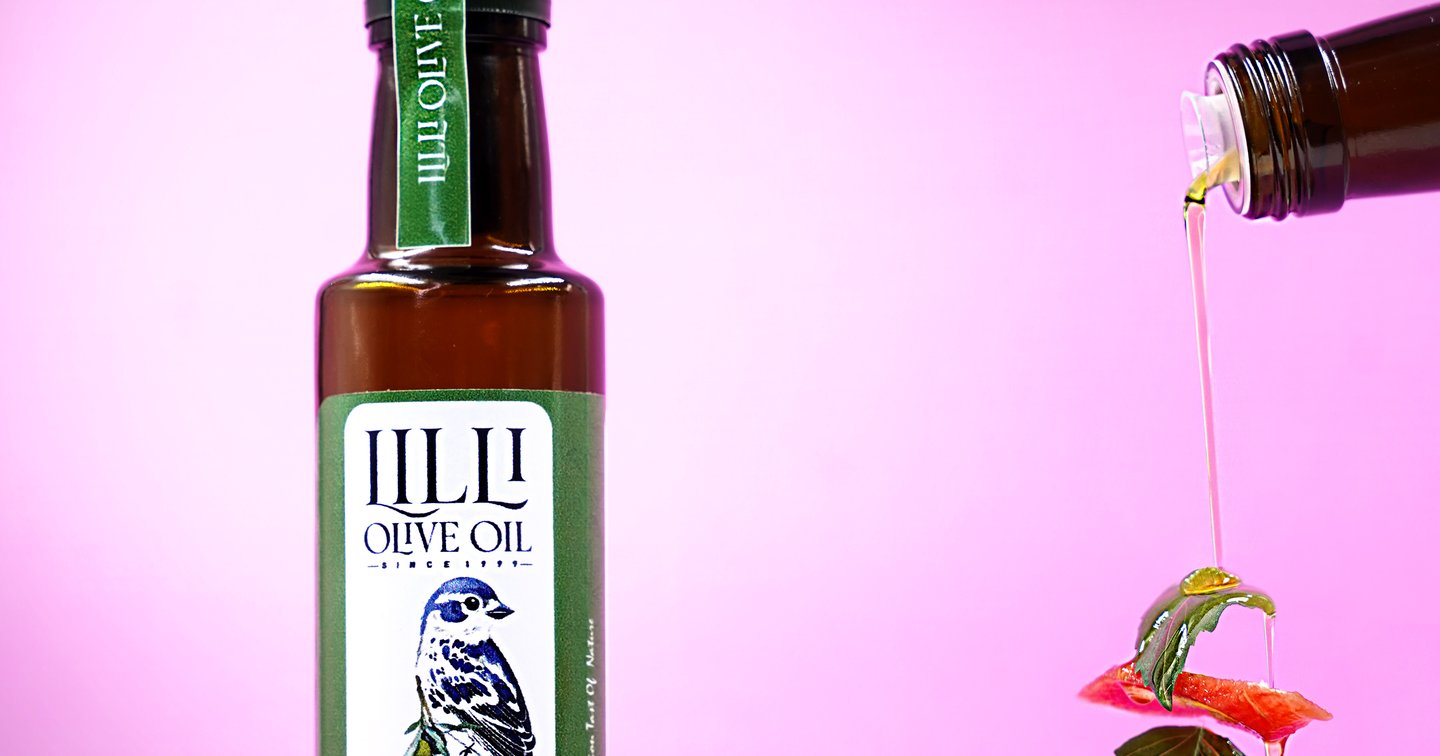 Huile d'olive Bio au Basilic | Lilli Olive Oil