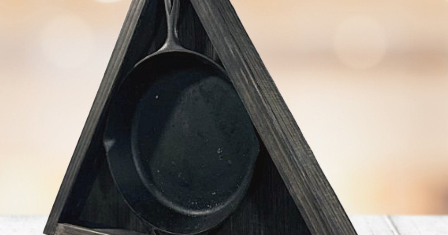 Cast Iron Triangle Frame - Built to display 12" or 10.5" | Carolina ...