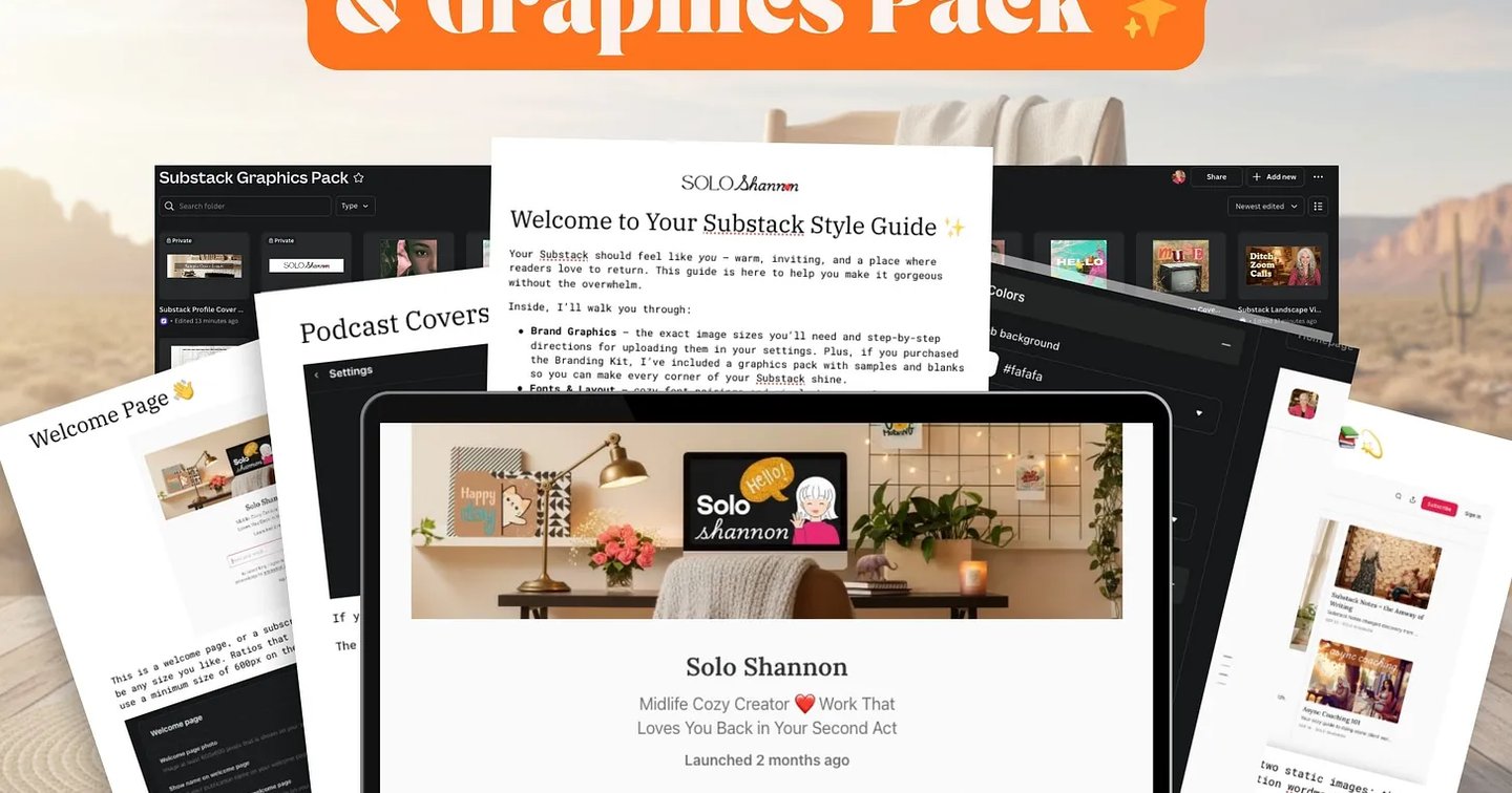 The Substack Style Guide & Graphics Pack | Solo Shannon