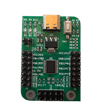 WCH CH32V003 RISC-V MCU Development board | electromodules.com