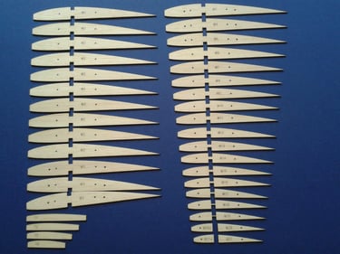 'Elmira' 116 inch RC Model Glider - Laser Cut Balsa Rib Sets | Sky High RC