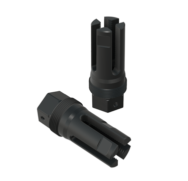 4-Prong Flash Hider (1/2-28) Plan-B Suppressor Mount | Comstock Armory