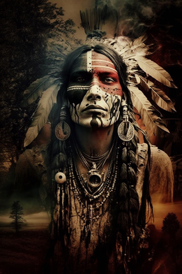 Native American Warrior Art Collection | Tribal Spirits Art