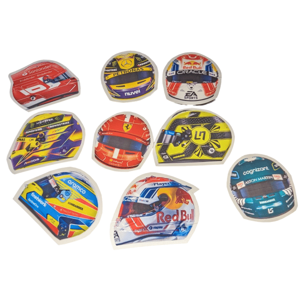 Driver's Helmet Stickers/Decals | Effendi Racing