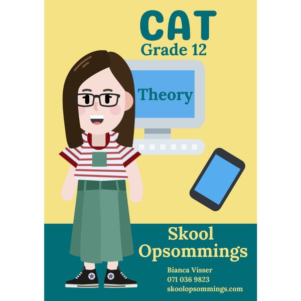 CAT gr12 - Booklet | Skool Opsommings
