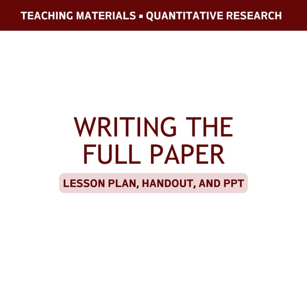 [14] Writing the Full Paper | The Wise Researcher