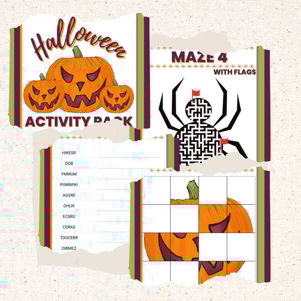Halloween Activity Mega Pack | Radiant Wellness Hub