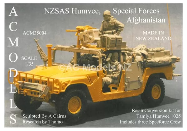 NZSAS Humvee, Special Forces Afghanistan | AC Models NZ