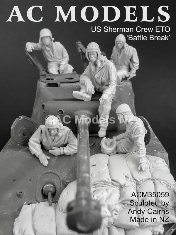 US Sherman Crew Battle Break | AC Models NZ