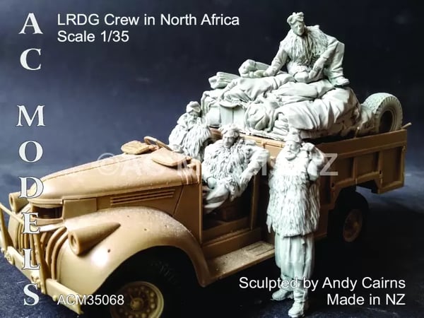 LRDG Crew in North Africa | AC Models NZ
