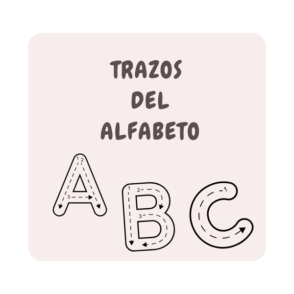 TRAZOS DEL ALFABETO | Creciendo con mami, actividades y materiales de ...