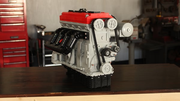 New Honda B16 Engine MOC | BlueBrickMOCs