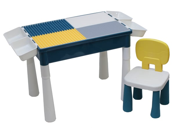 Multi-Functional Activity Table with Storage, Reversible Desk Surface ...