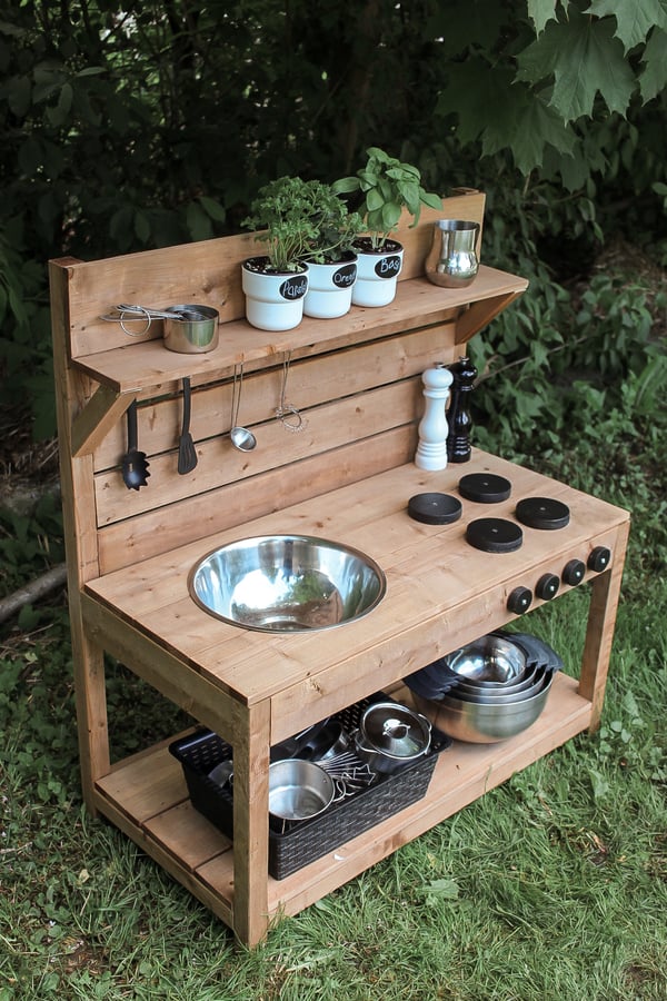The Mini Mud Kitchen | Imagination Stations