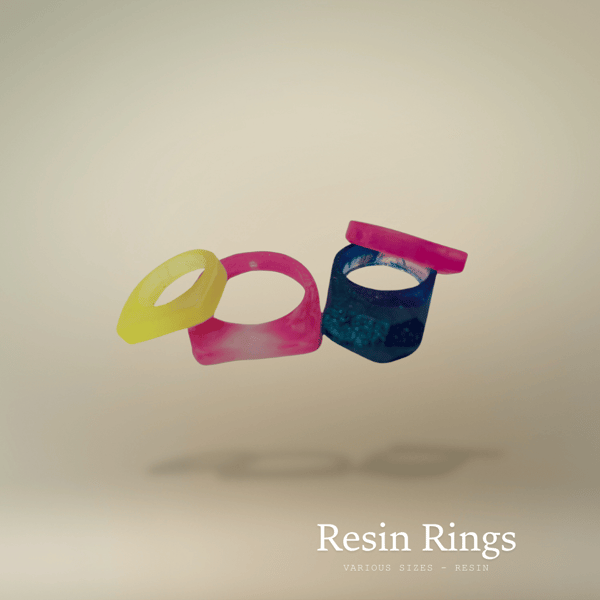 Vibrant Resin Rings - Chic Accessories for Every Occasion | Nicola ...