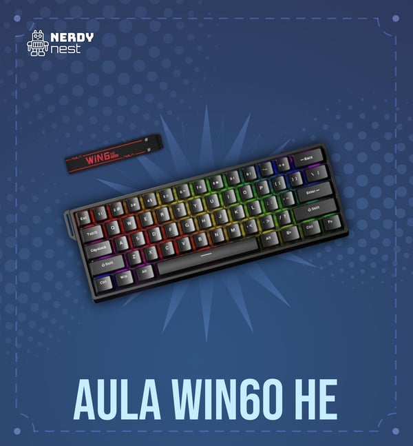 Aula WIN60 HE Standard – 60% Hall Effect Gaming Keyboard | Buy Now ...