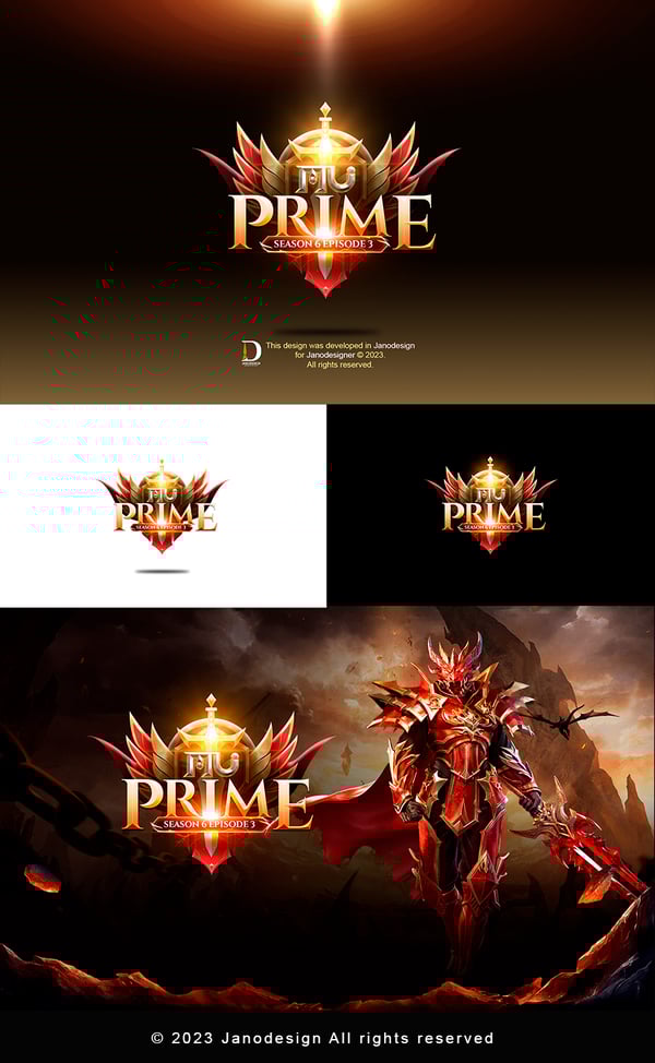 EDITABLE GAME LOGO - PRIME | JanoDesign