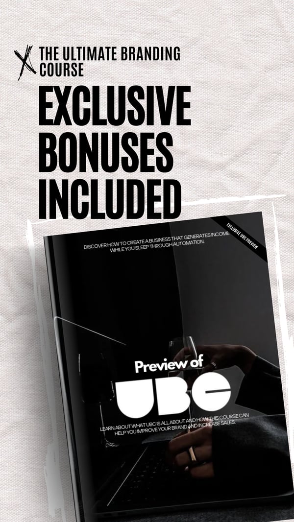 The Ultimate Branding Course (Lifetime Access) | UBC Course & TIKTOK ...