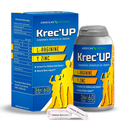 Krec'up: Suplemento de L-Arginina y Zinc suplemento alimenticio | EQUASTORE