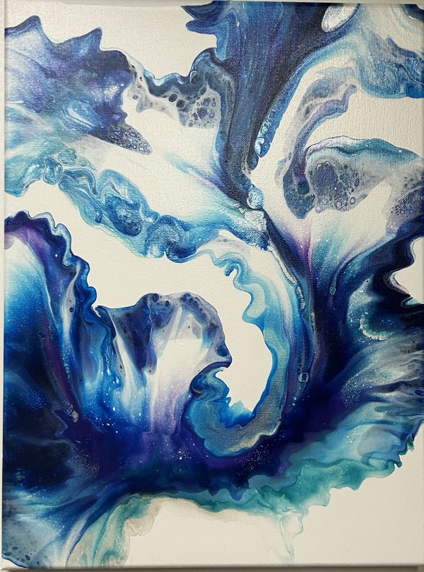 "acrylic pour painting classes near mel" | Abstract fluid art