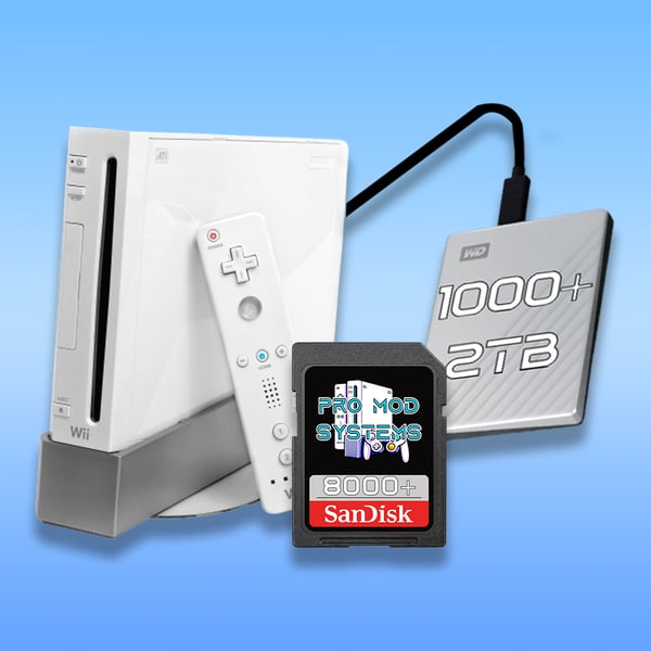 Ultimate Modded Wii with 2TB Drive (1000+) + 13,000 Retro | Pro Mod Systems