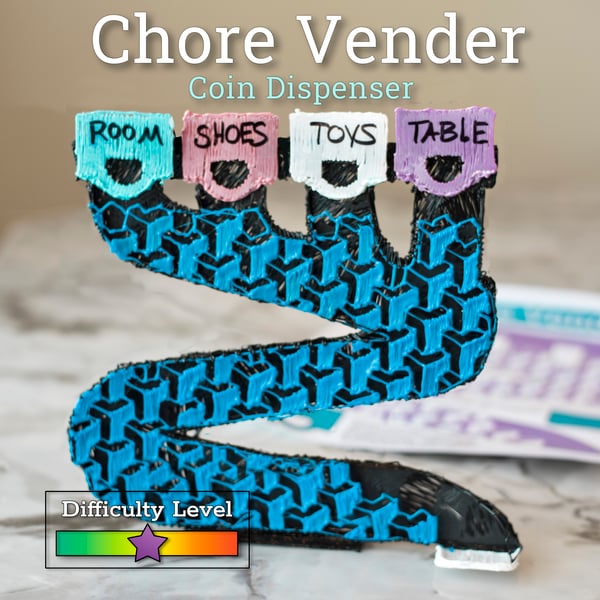 Chore Vending Machine PDF Pattern | 3D Pen STEM