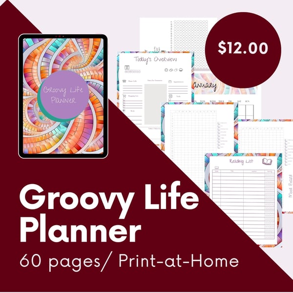 Groovy Life Planner | Radiant Wellness Hub