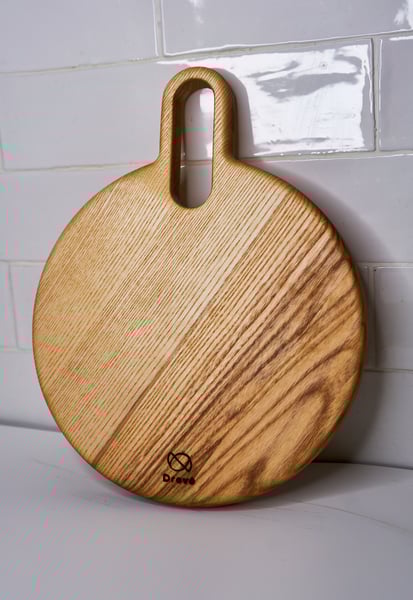 Apvali pjaustymo lentelė su rankena | Dreve