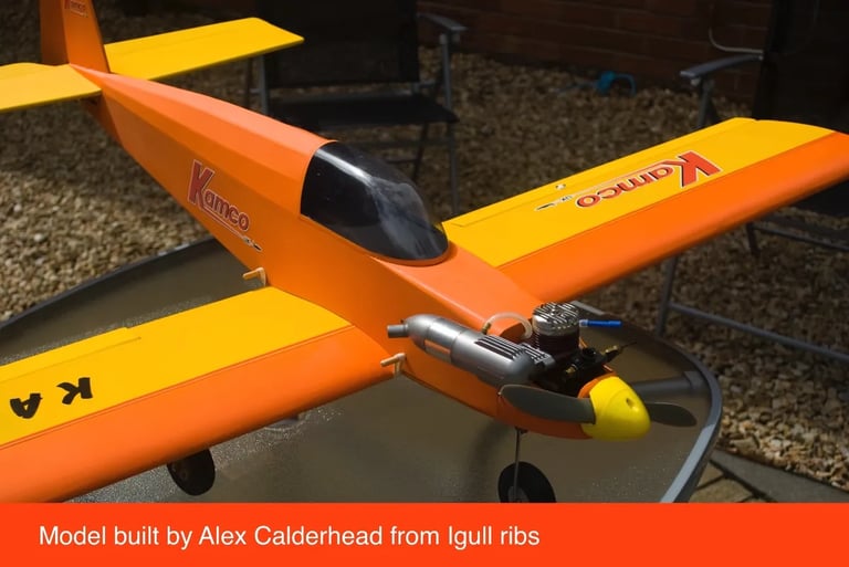 Kamco Kavalier - RC Sports Aerobatic Model Aircraft - Laser-cut Balsa ...