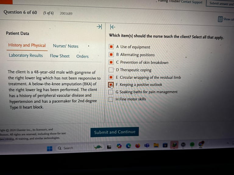 Adult Health II (D446) New OA 2 | Objective Assessment Prep