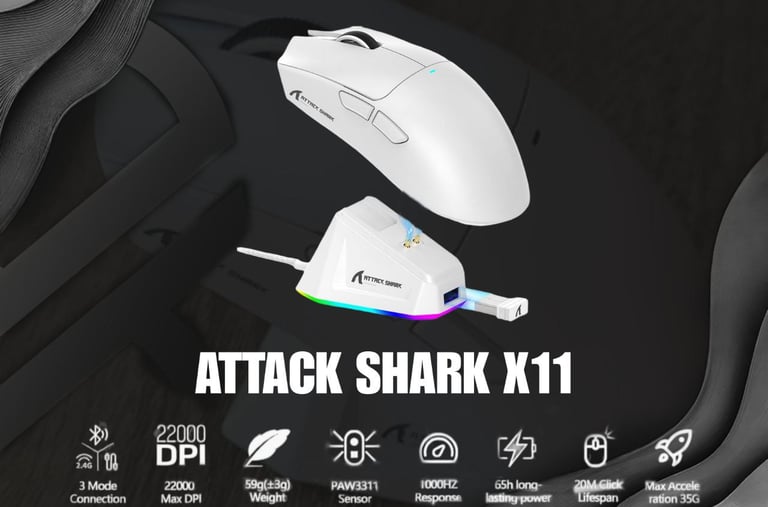 ATTACK SHARK X11 | متجر ارتبورد