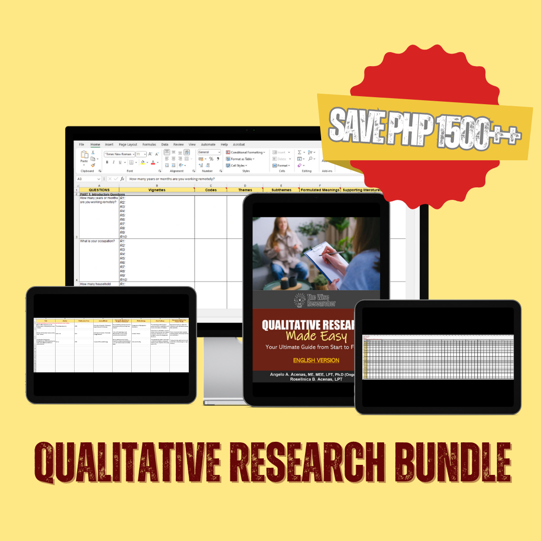 Qualitative Research Bundle | The Wise Researcher