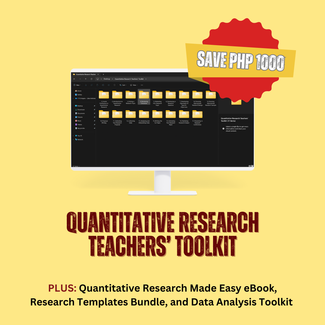 Quantitative Research Teachers' Toolkit | The Wise Researcher