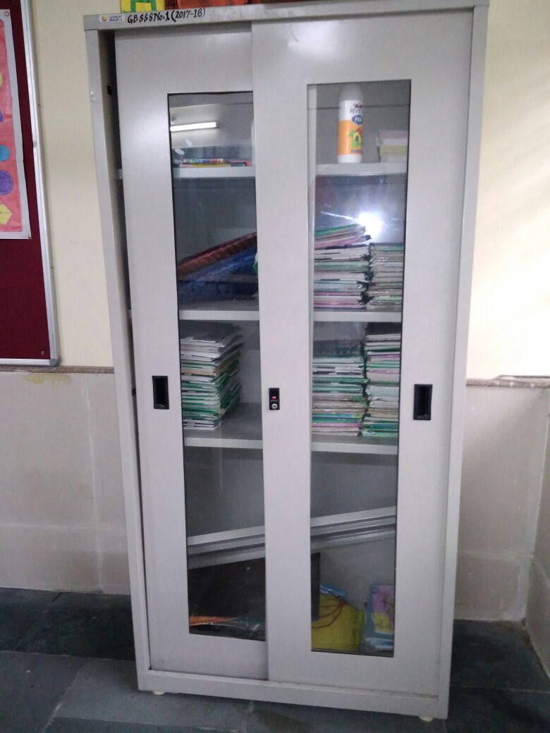 Sliding glass almirah store