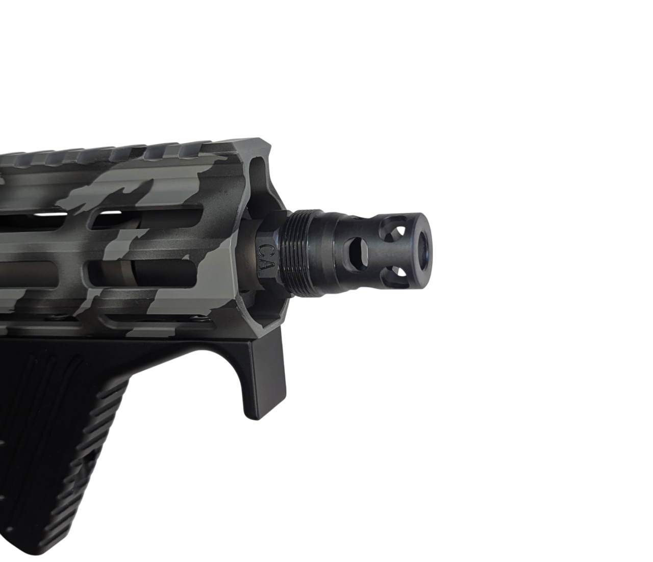Compact Muzzle Brake (5/8-24) Plan-B Suppressor Mount | Comstock Armory