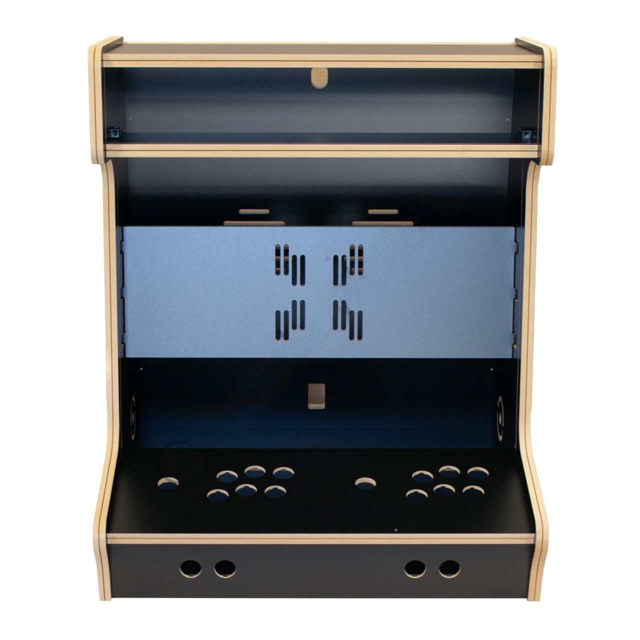 24" Black Bartop Arcade Cabinet Kit – Flat Pack | Knockout Arcades