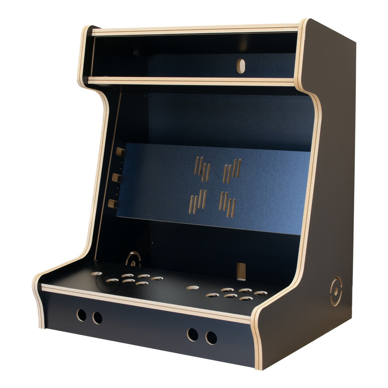 24" Black Bartop Arcade Cabinet Kit – Flat Pack | Knockout Arcades